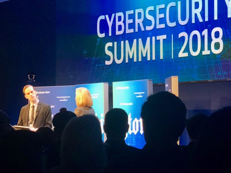 Cybersecurity Summit 2018 sponsored by The Washington Post
